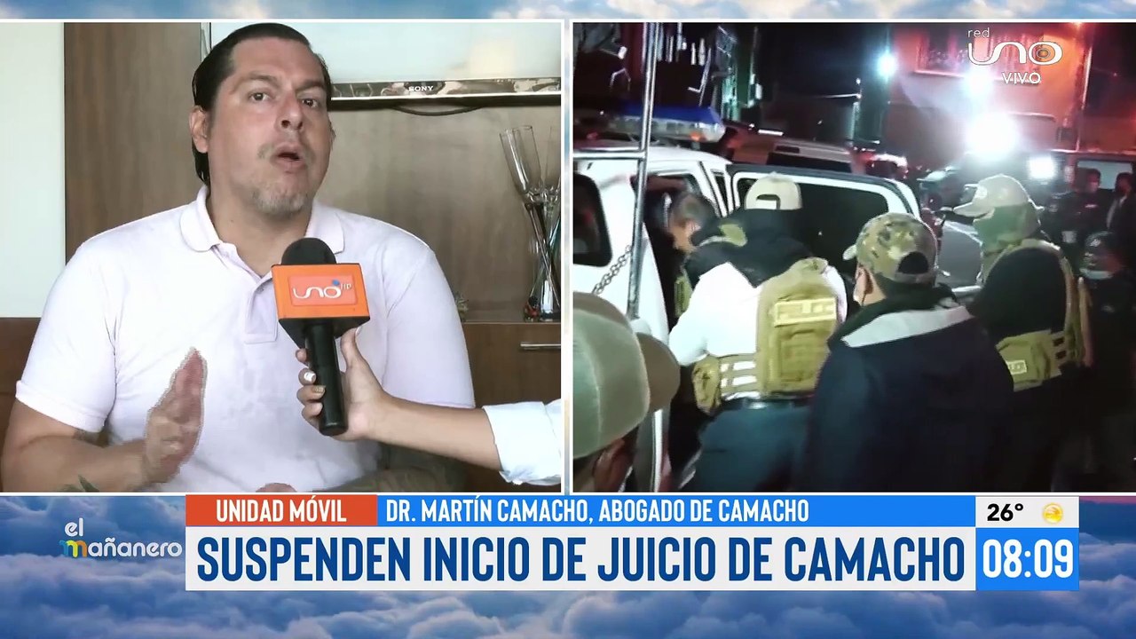 abogado de Camacho explica motivos por los que se suspendió su juicio ...