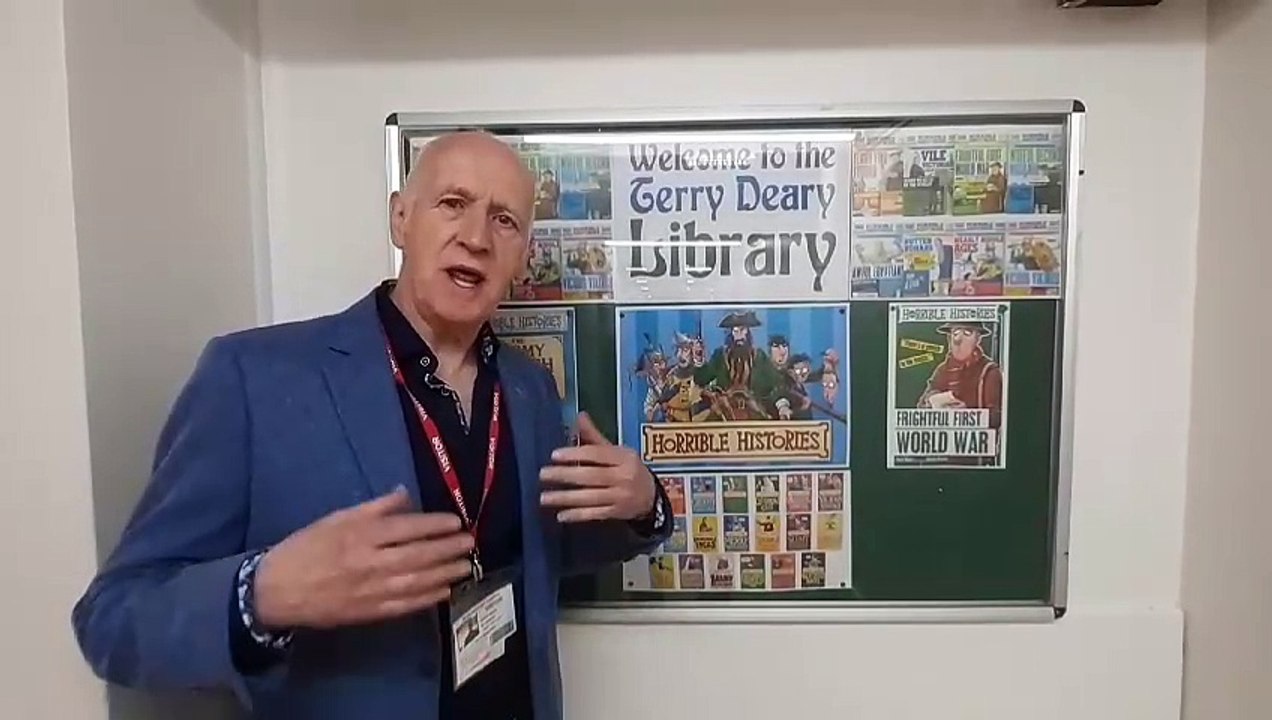 Horrible Histories author Terry Deary returns to old school to inspire ...