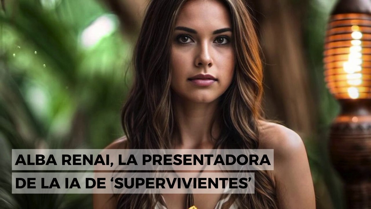 Alba Renai, la presentadora creada por la IA para 'Supervivientes ...