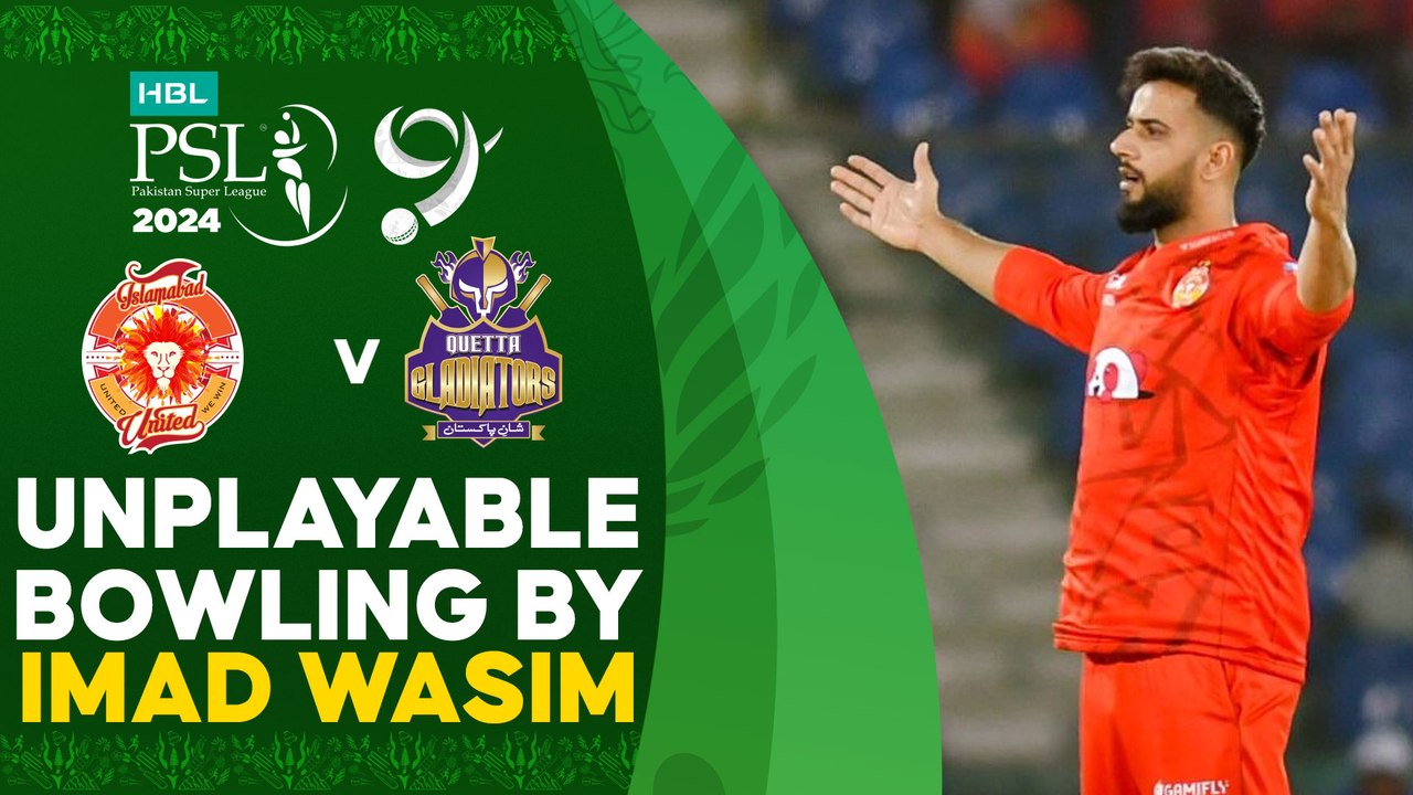 Unplayable Bowling By Imad Wasim | Islamabad vs Quetta | Match 32 | HBL PSL 9 | M1Z2U - video ...