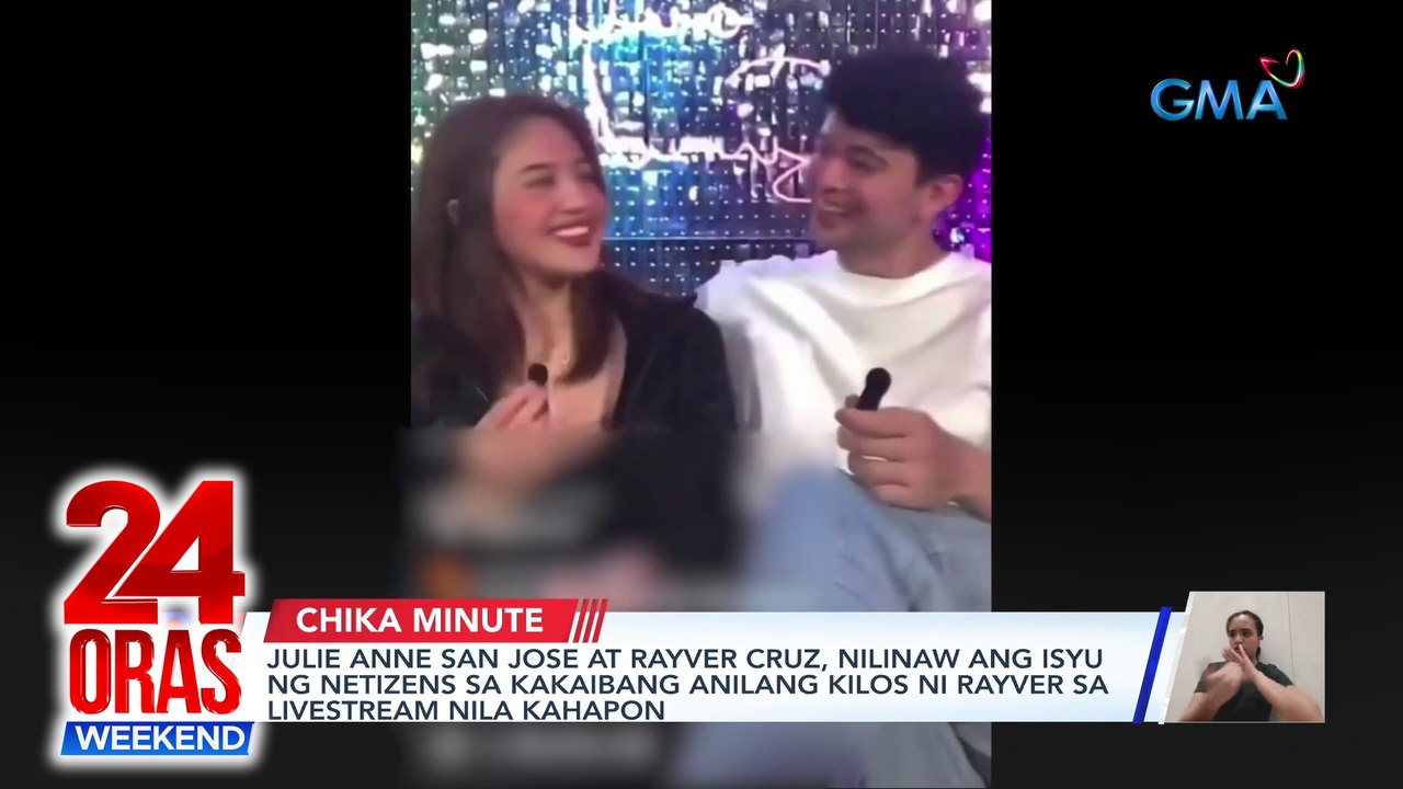 Julie Anne San Jose at Rayver Cruz, nilinaw ang isyu ng netizens sa kakaibang anilang kilos ni ...