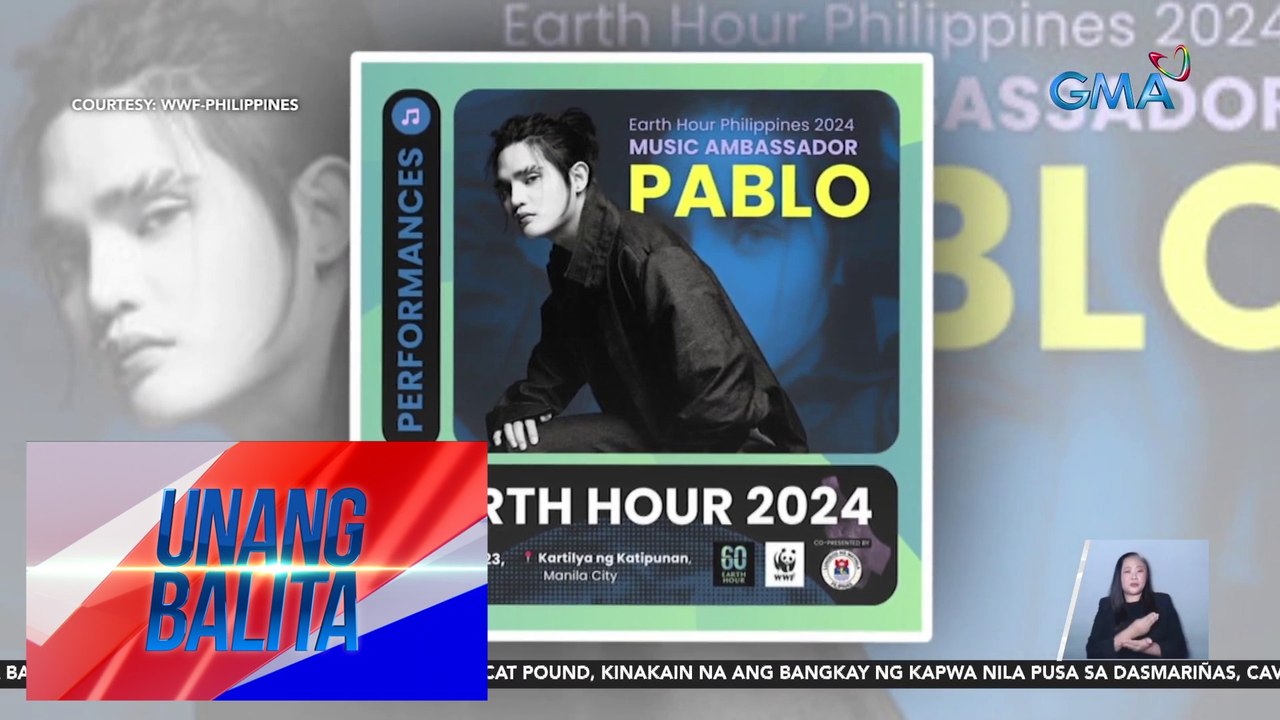 Pablo ng SB19, music ambassador para sa Earth Hour Philippines 2024 ...