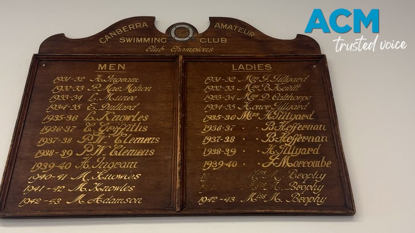 Decades later Canberrans reunited with their swimming club champions ...
