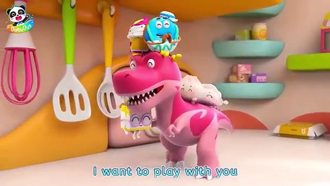 Dino is Coming T-rex_is_Sick Good_Habits Kids_Cartoon Stories for_Kids ...