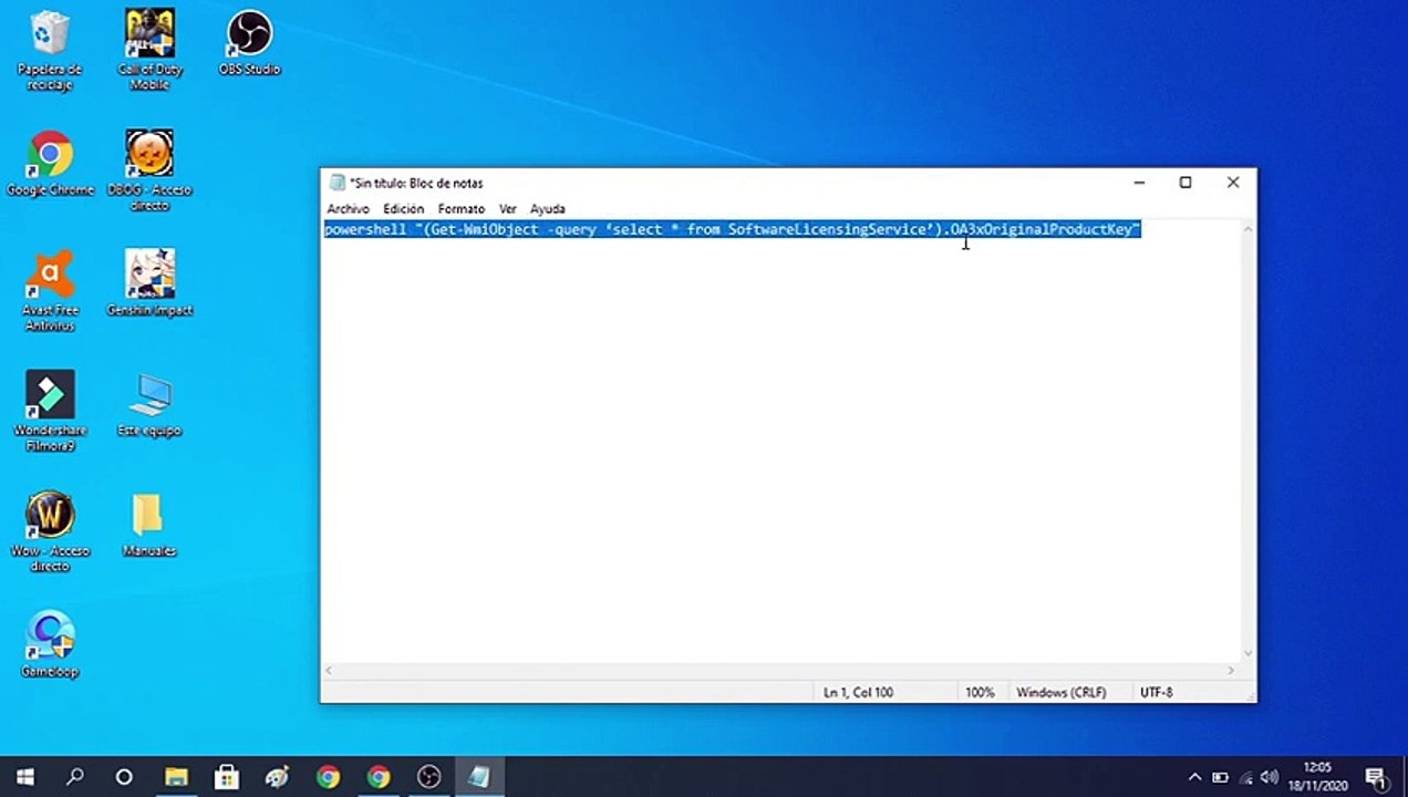 Cómo SABER la CLAVE o LICENCIA de WINDOWS 10 SIN PROGRAMAS FÁCIL y RÁPIDO - Vídeo Dailymotion