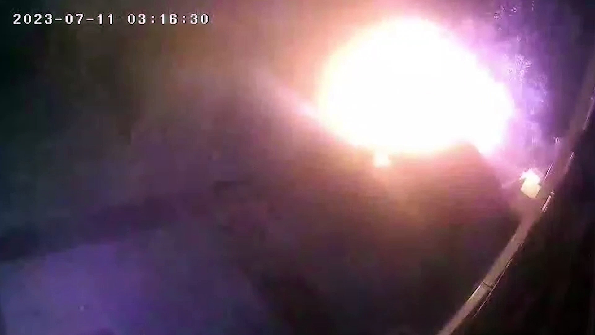 CCTV shows petrol bomb attack on car and house in Hemswell Cliff ...