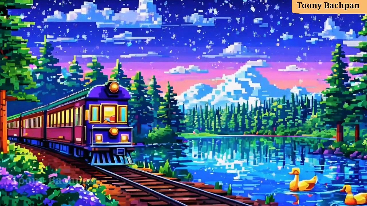 The Colorful Train Adventure _ The Train Song _ Kids Song _ Fun And ...