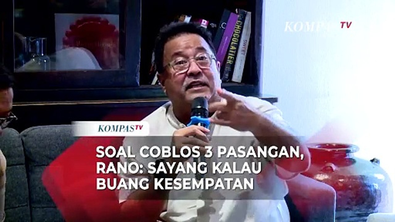 Muncul Gerakan Coblos 3 Pasangan di Pilgub Jakarta, Rano: Sayang Kalau ...