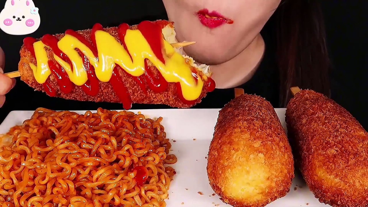 ASMR MUKBANG| Fire spicy Mushrooms, Spicy chicken and much more ...