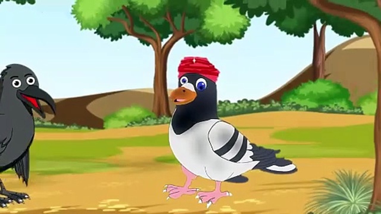 कौआ, उसका परिवार और जंगल का क्रूर चील | Chidiya wala Cartoon | Chidya ...