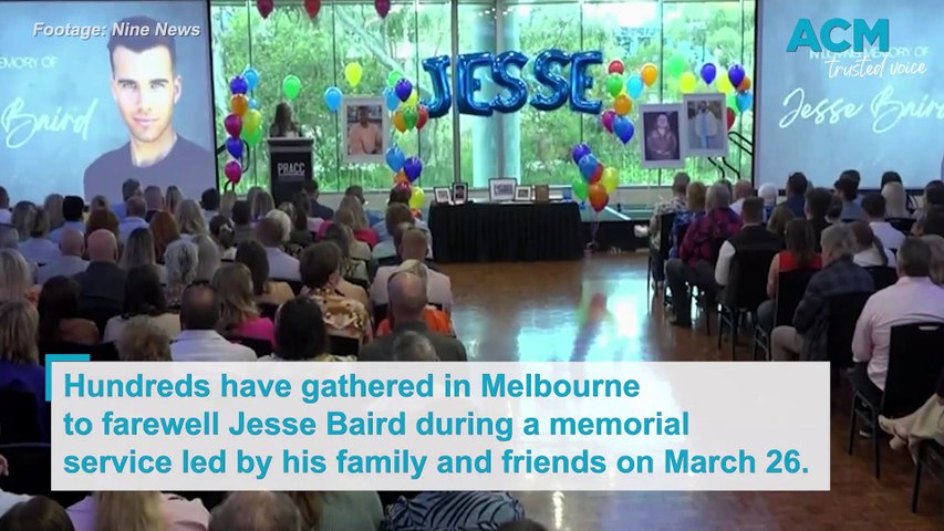 Family and friends farewell Jesse Baird at memorial in Melbourne | The ...