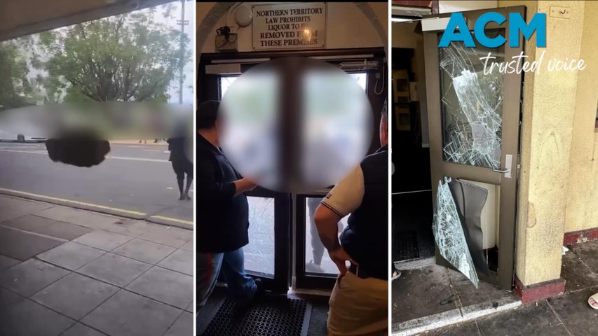 'Frightening': Moment hundreds riot in Alice Springs | The Courier ...