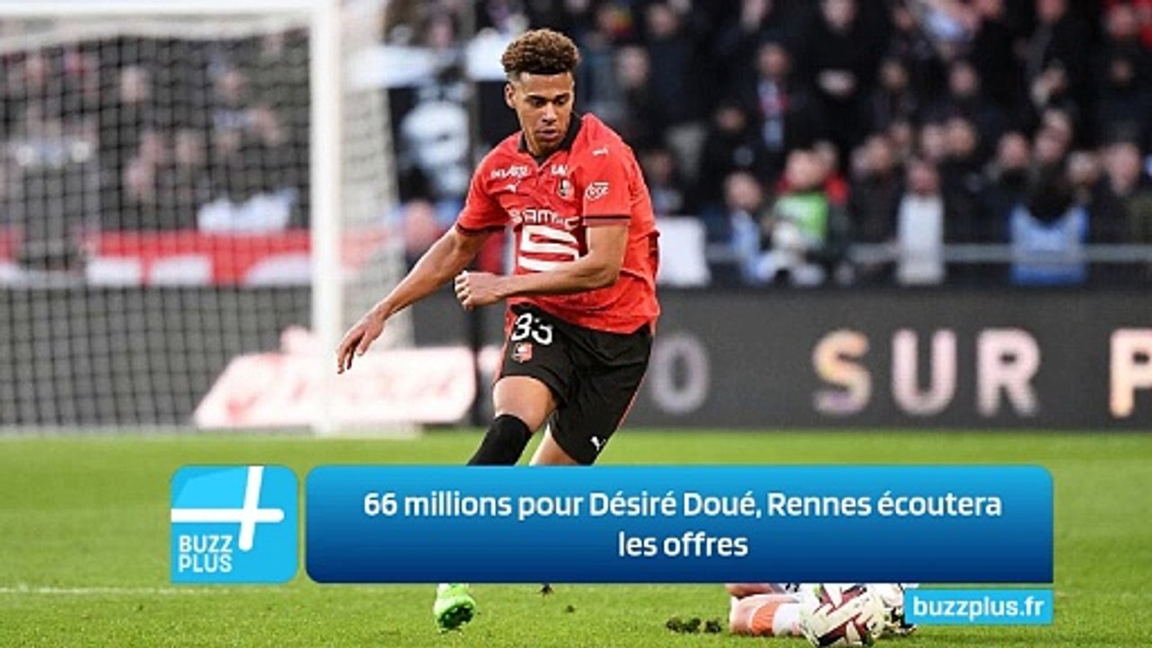 66 millions pour Désiré Doué, Rennes écoutera les offres - Vidéo ...