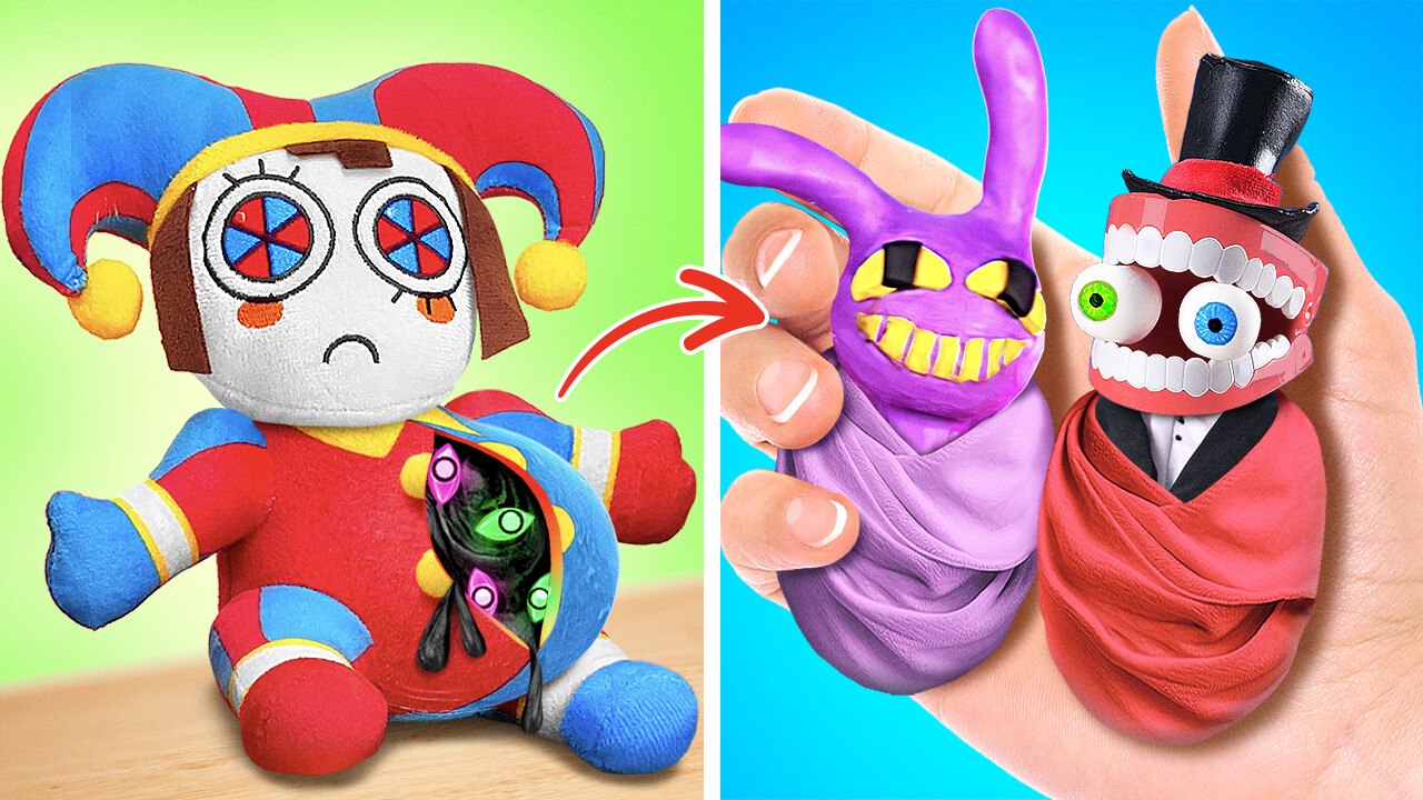 Pomni Has Tiny Babies? *AMAZING DIY FOR DIGITAL CIRCUS AND ALPHABET ...