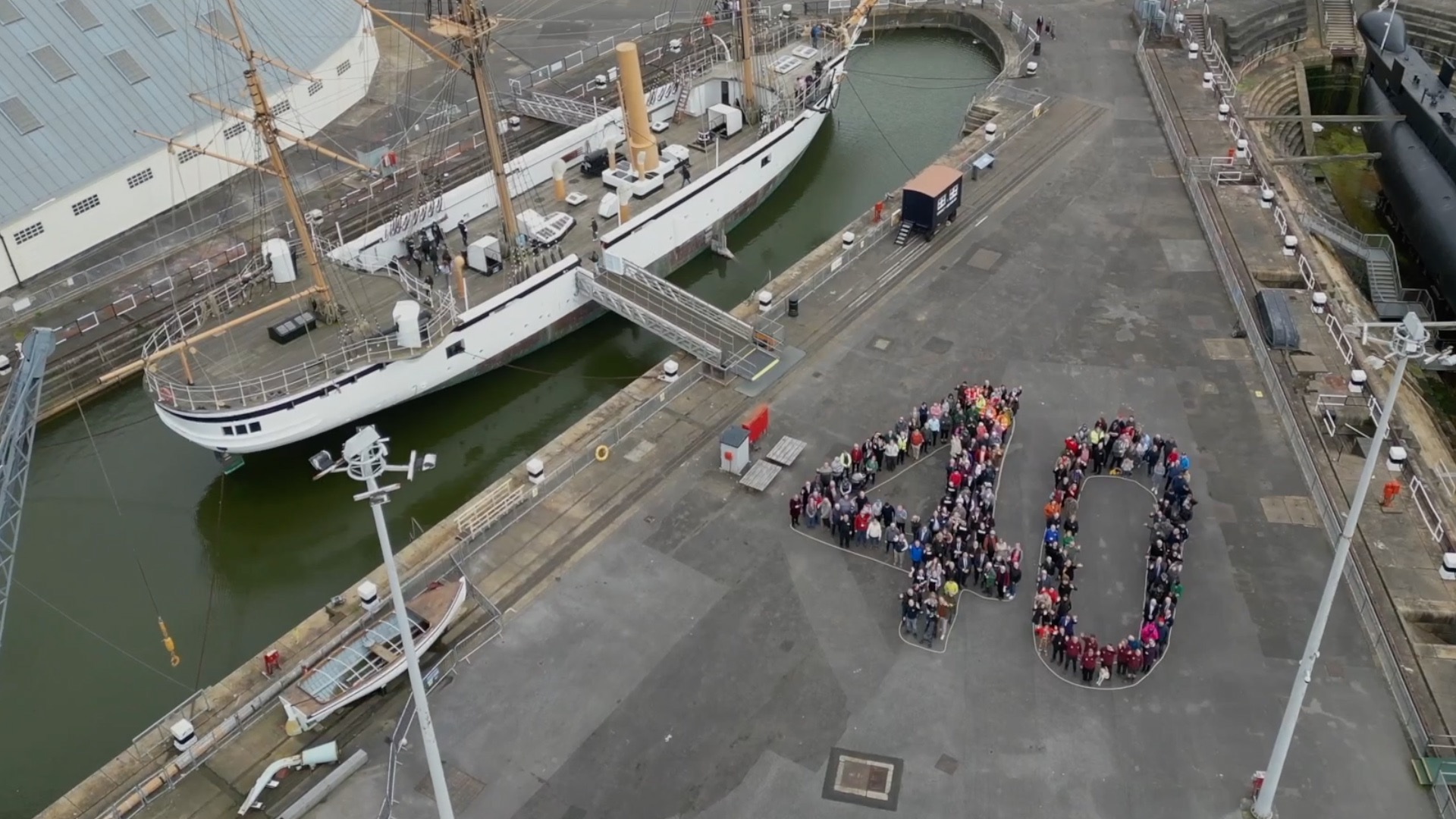 Historic Dockyard Chatham remembers 40 years since Royal Navy left the site