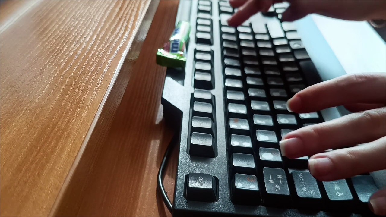 ASMR keyboard sounds / gum chewing / typing / no talking – Видео Dailymotion
