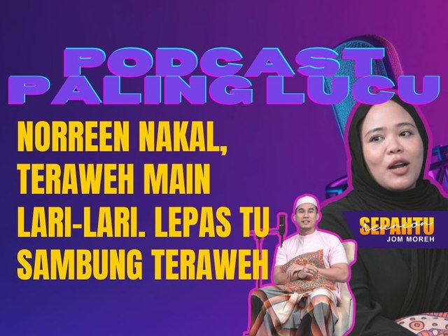 Norreen lari dari teraweh untk main, lepas tu sambung teraweh - Sepahtu Reunion Jom Moreh [EP 8 ...