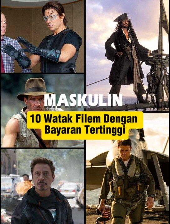 10 Watak Filem Dengan Bayaran Tertinggi - Video Dailymotion