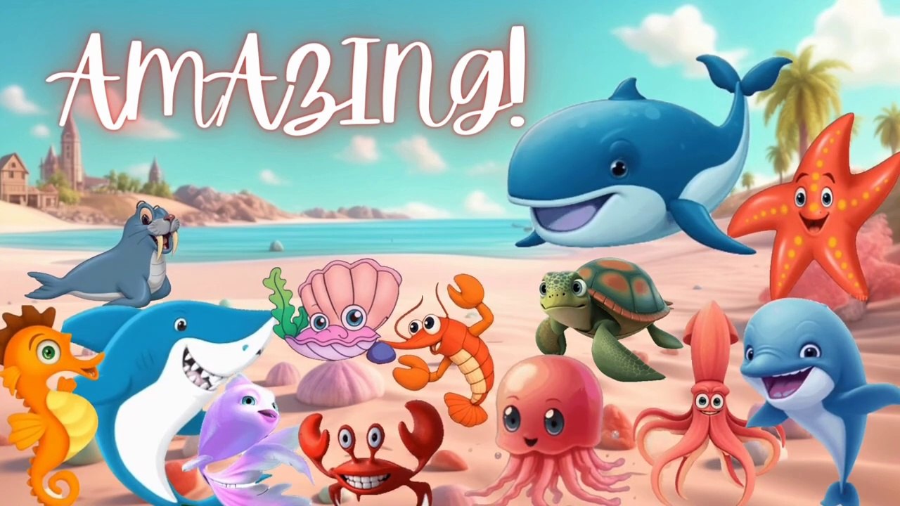 SEA ANIMALS _ Sea Animals Names In English With Pictures For Kids ...