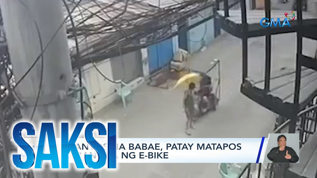 73-anyos na babae, patay matapos mabangga ng e-bike | Saksi - video ...