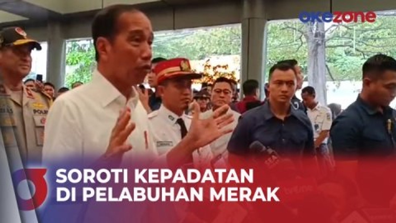 Tinjau Pelayanan Arus Mudik, Jokowi Soroti Kepadatan di Pelabuhan Merak - video Dailymotion