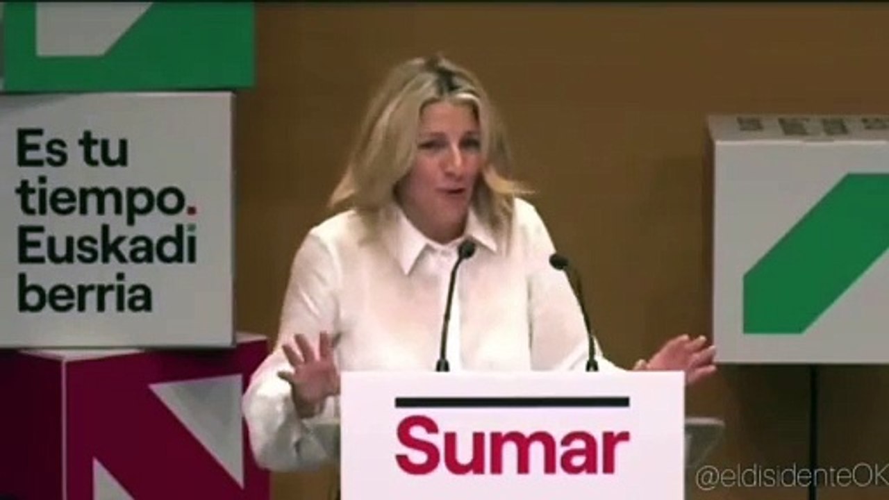 Las redes sociales convierten en meme a Yolanda Díaz por este viral ...