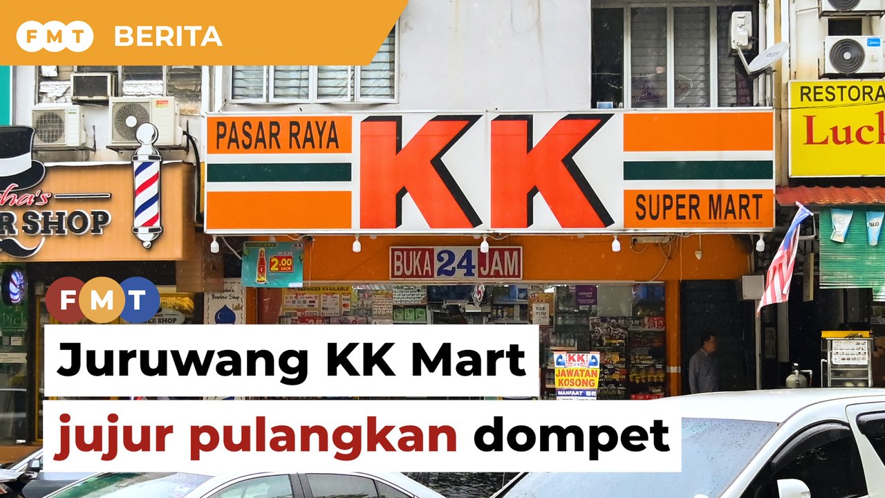 Juruwang KK Mart jujur pulangkan dompet pelanggan - video Dailymotion