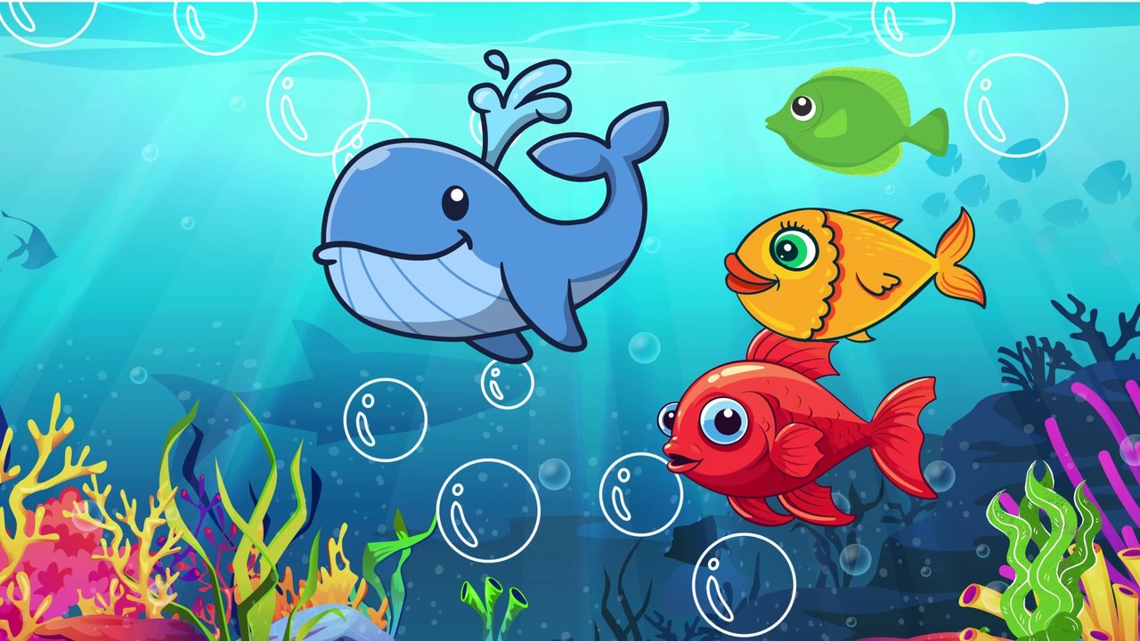 'Ocean Life' Educational Animation for Kids ! Let's Learn Colors and ...