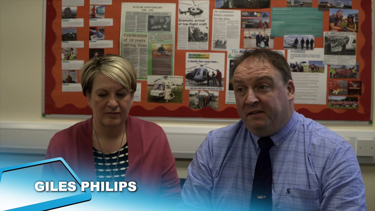 Giles Phillips talks about how he was saved by the air ambulance crew ...