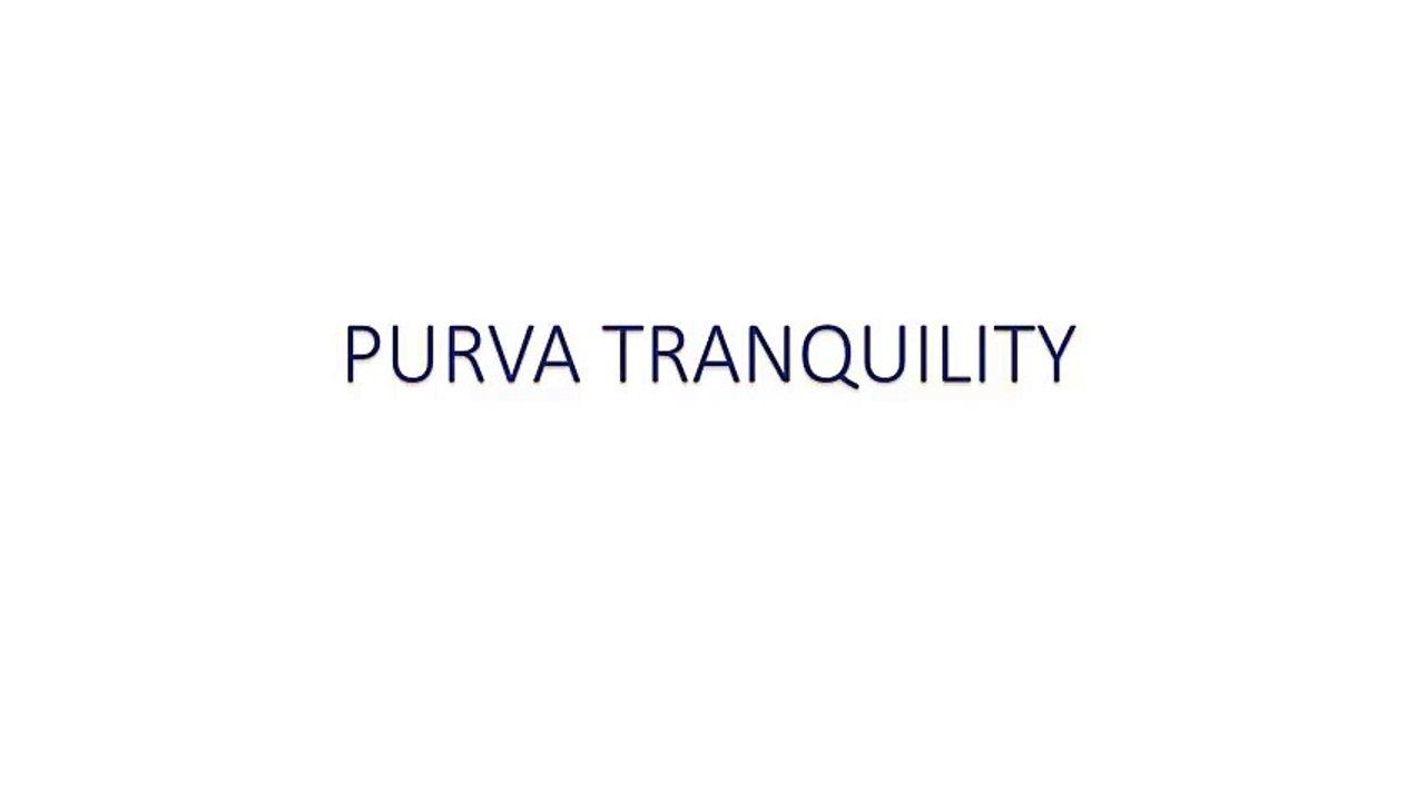 PURVA TRANQUILITY - video Dailymotion