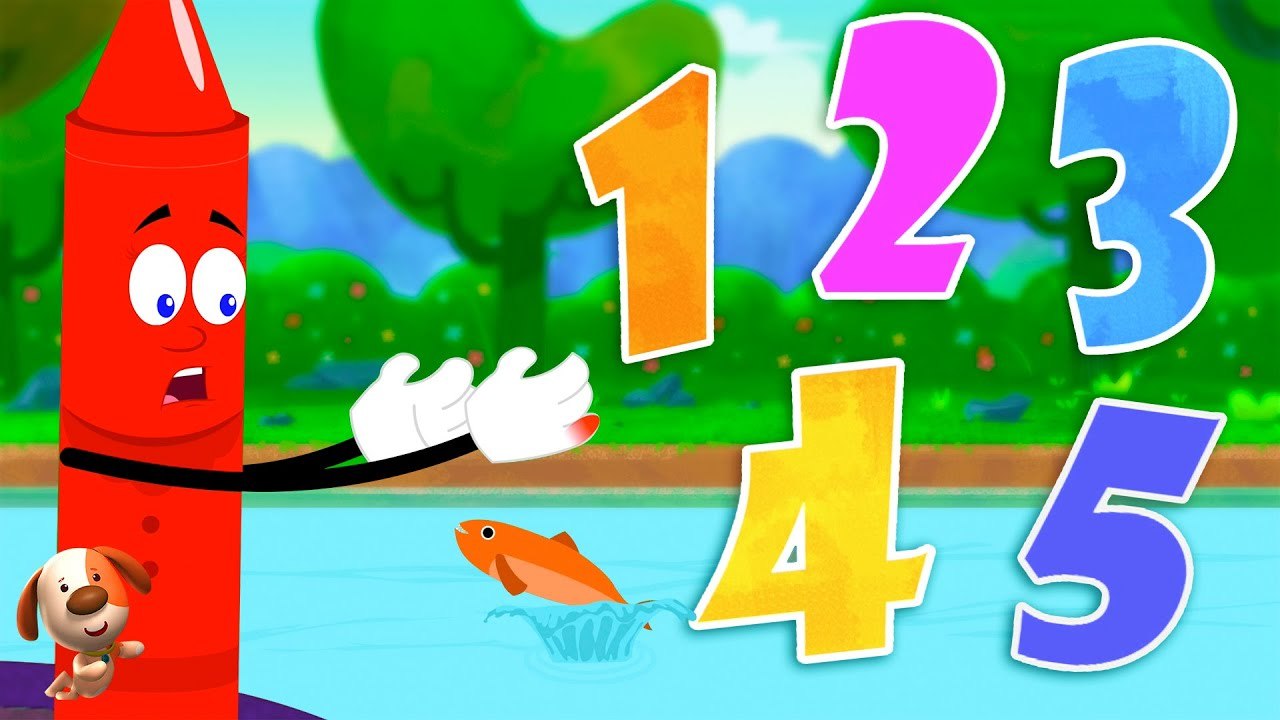 12345 Once I Caught a Fish Alive + More Learning Videos & Kids Music ...