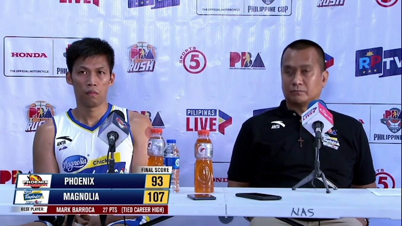 Interview with Best Player Mark Barroca and Coach Chito Victolero [Apr. 14, 2024] - video ...
