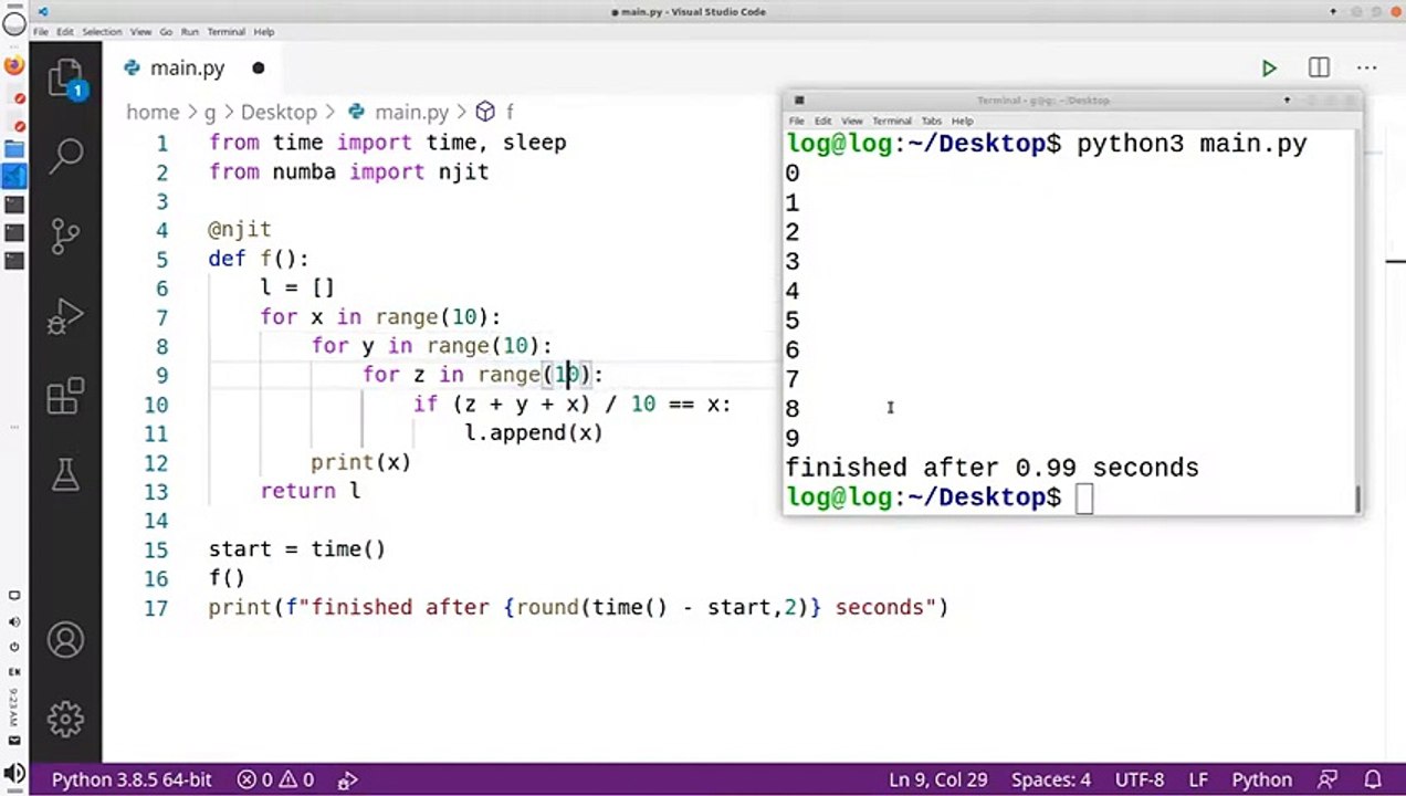 y2mate.com - Make Python 1000x Faster With One Line Numba Tutorial_480p - video Dailymotion