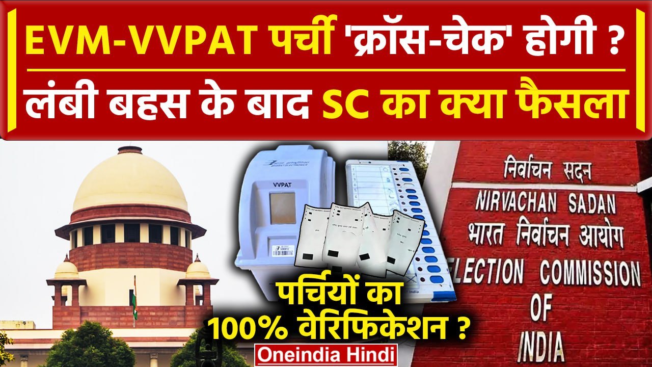 EVM VVPAT पर Supreme Court ने क्या फैसला दिया | Mehmood Pracha | Election Commission |वनइंडिया ...