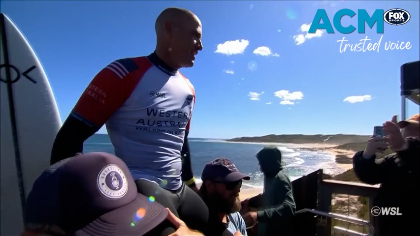 Surfing legend Kelly Slater heroically carried off in Australia | The ...