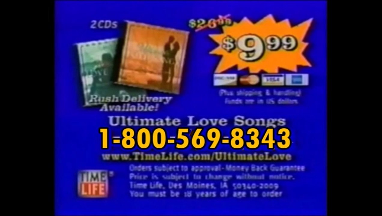 Time Life Ultimate Love Songs Commercial｜2008 - video Dailymotion