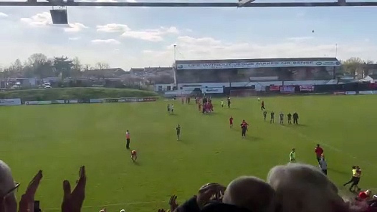 Portadown crowned Championship champions at Shamrock Park - video ...