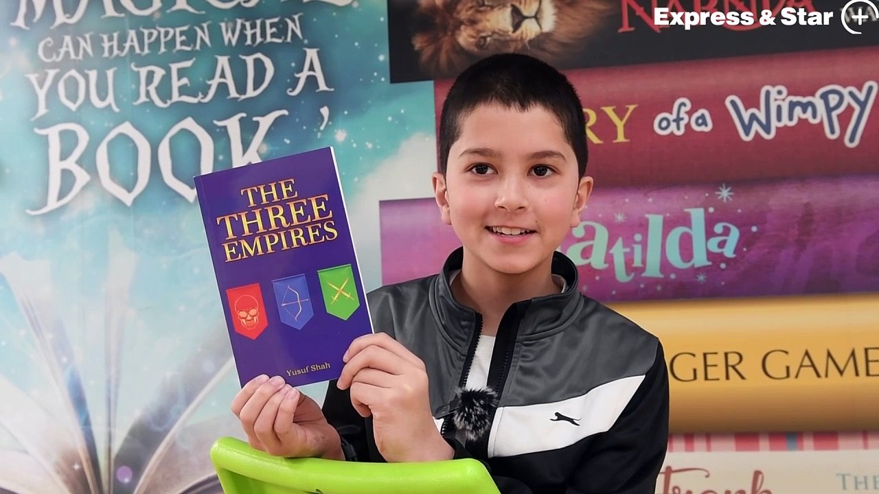 Walsall pupil Yusuf Shah, aged 11 publishes his first book. - video ...