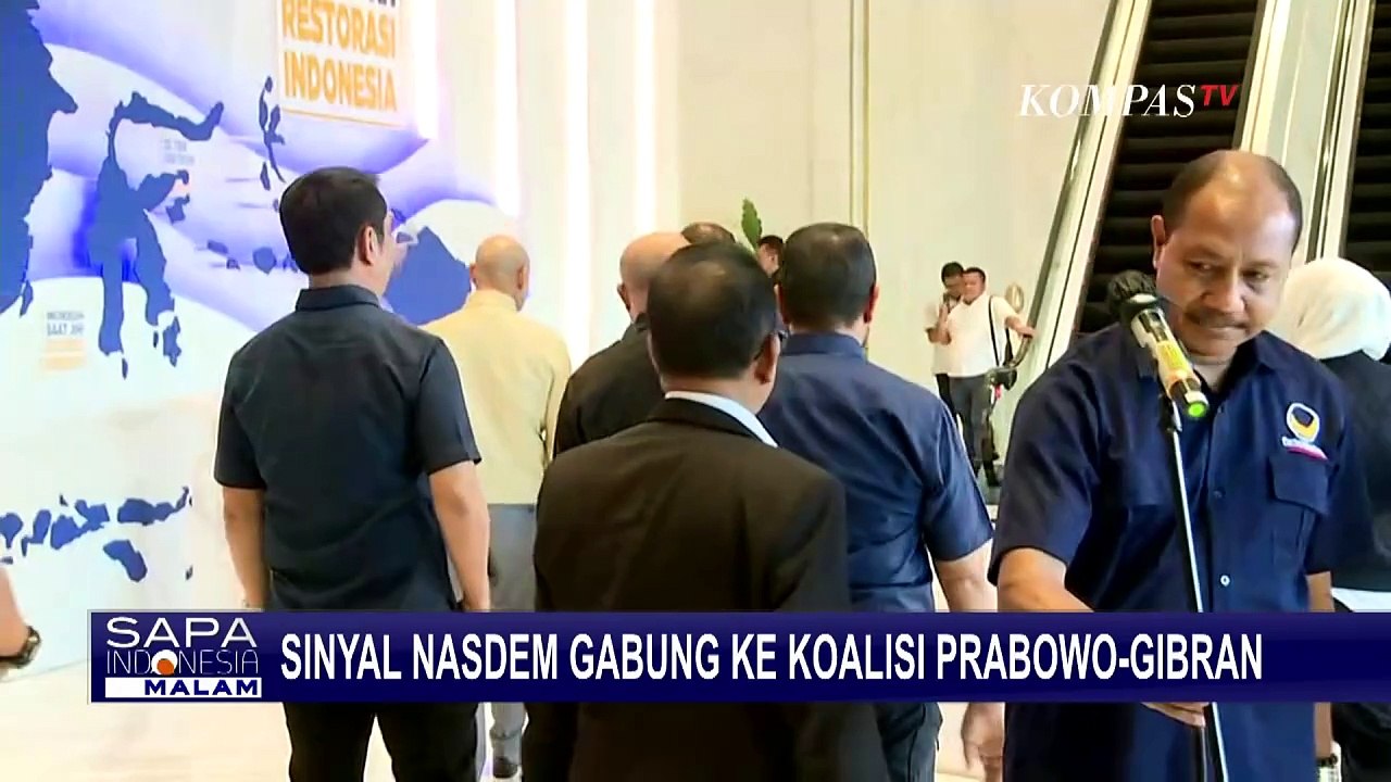 Begini Kata NasDem Soal Sinyal Gabung ke Koalisi Prabowo-Gibran - Video Dailymotion