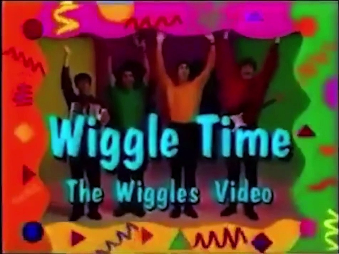 The Wiggles Wiggle Time Uk Vhs Previews Youtube