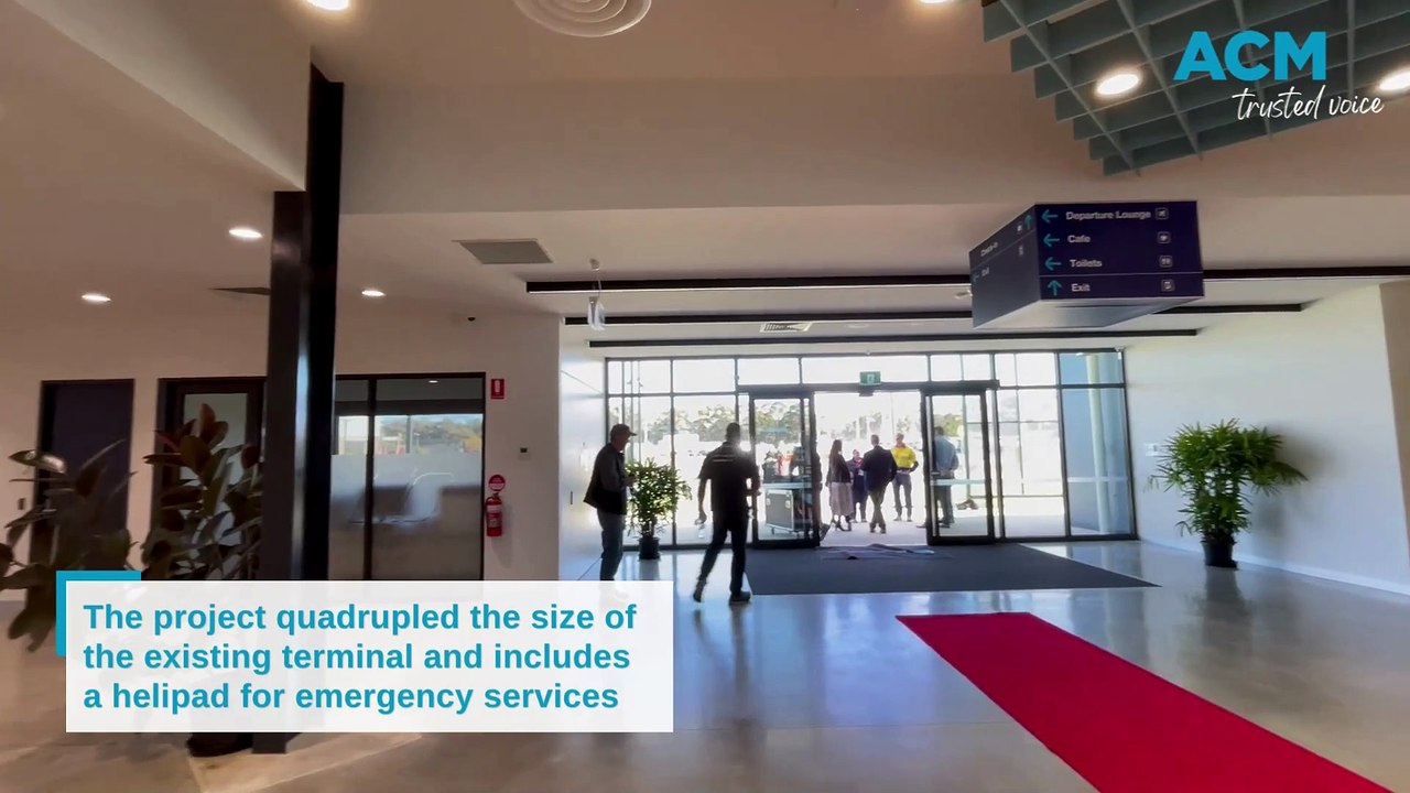 The new terminal at Bendigo Airport has been officially opened - video ...