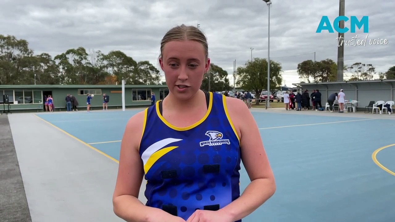 Netball: North Warrnambool's Ash Ferguson, HFNL round four - video ...