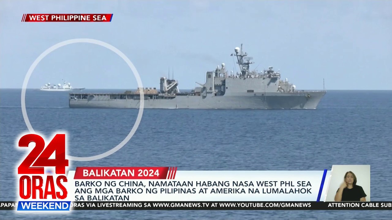 Barko ng China, namataan habang nasa West Philippine Sea ang mga barko ...