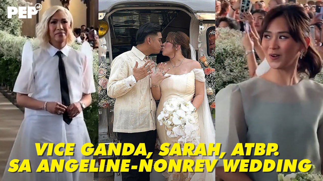 The celebrities at Angeline Quinto's wedding | PEP Hot Story - video ...