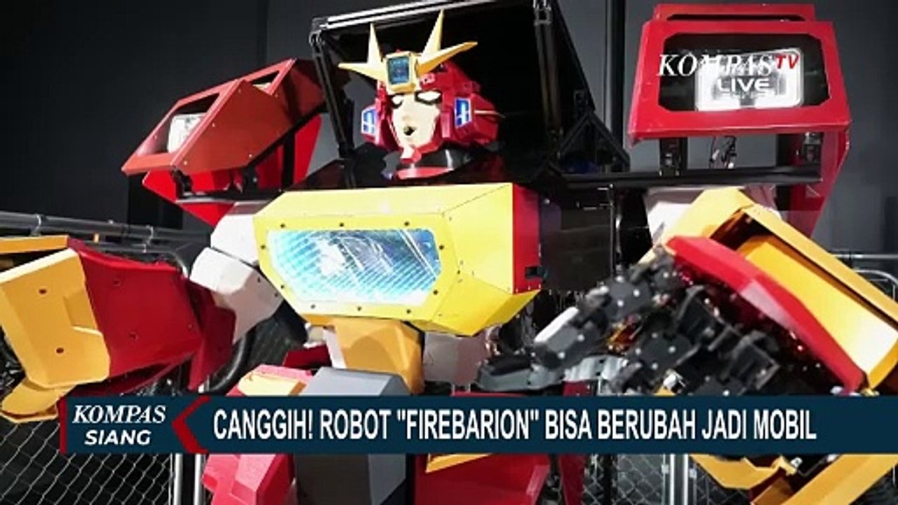 Jepang Pamerkan Robot 'Firebarion' Bisa Berubah Jadi Mobil dengan ...