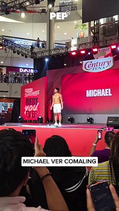 Former PBB housemate Michael Ver Comaling at Century Tuna Superbods ...