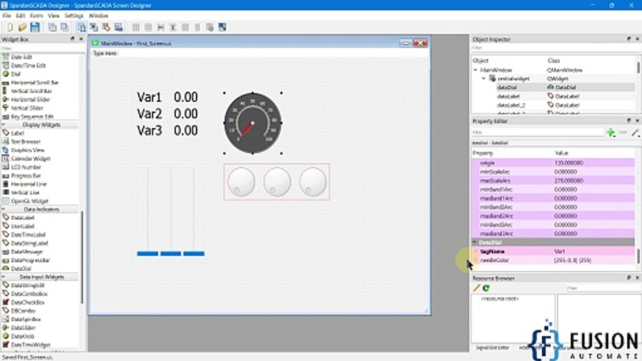 How to Add Data Dial in Your Spandan SCADA Screen to Monitor the Tag Value | IoT | IIoT | SCADA ...