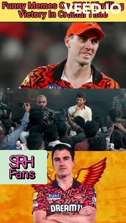 Funny Memes On SRH Thrilling Victory in Crucial time | SRH is Back ...