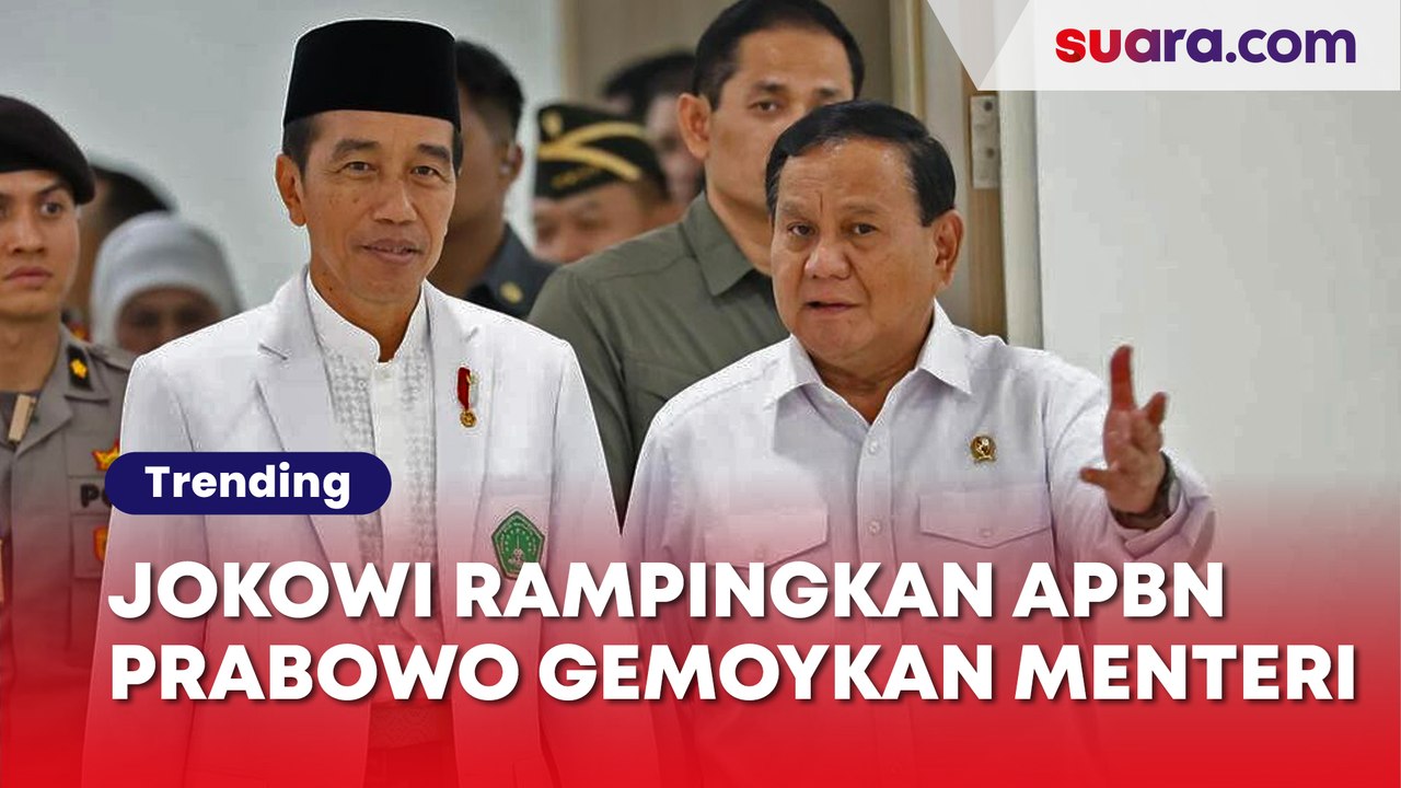 Kala Jokowi Pengin Ramping Demi Irit APBN, Prabowo Malah Mau Pos Kementerian Makin Gemoy - Video ...