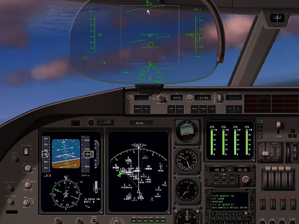 X-Plane 7 Flight Simulator Gameplay B747 - Un vuelo a lo loco XD ...